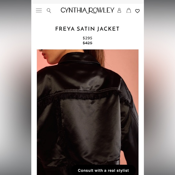 Jackets & Coats | Cynthia Rowley Freya Satin Jacket | Poshmark